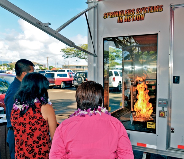 Mobile Fire Safety center allows safe fire education - The Garden Island