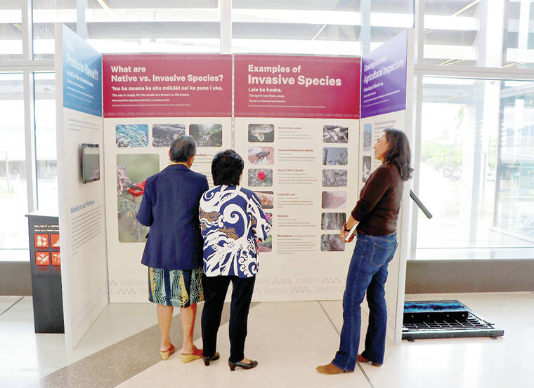 Hawai‘i airport exhibit provides information on invasive species - The ...
