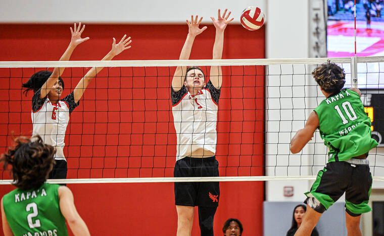 Kauai takes the Kauai Interscholastic Federation boys volleyball 2nd ...